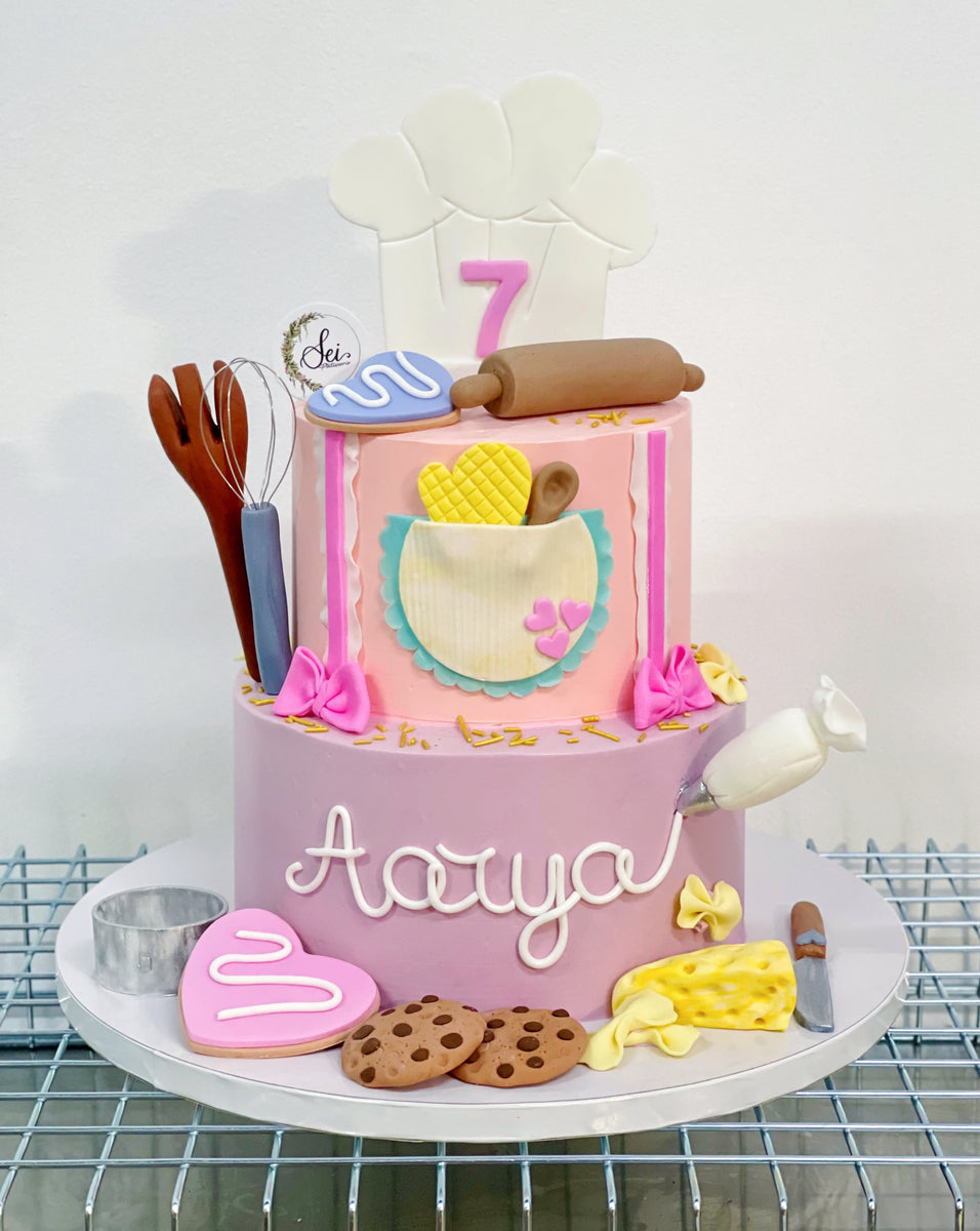 2-Tier Little Chef Cake – Sei Pâtisserie