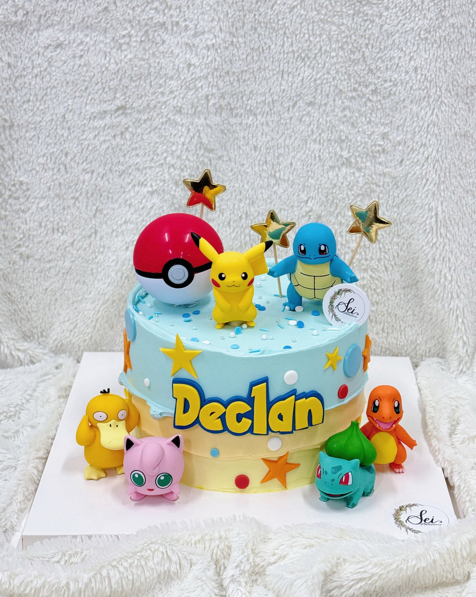 Colourful Pokemon Cake – Sei Pâtisserie
