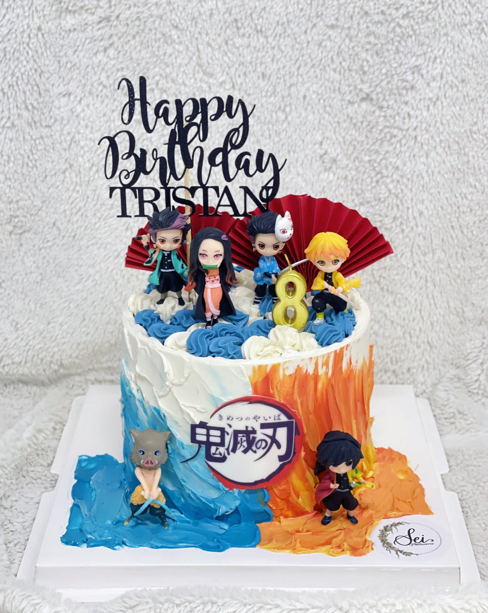 Demon Slayer Anime Cake – Sei Pâtisserie