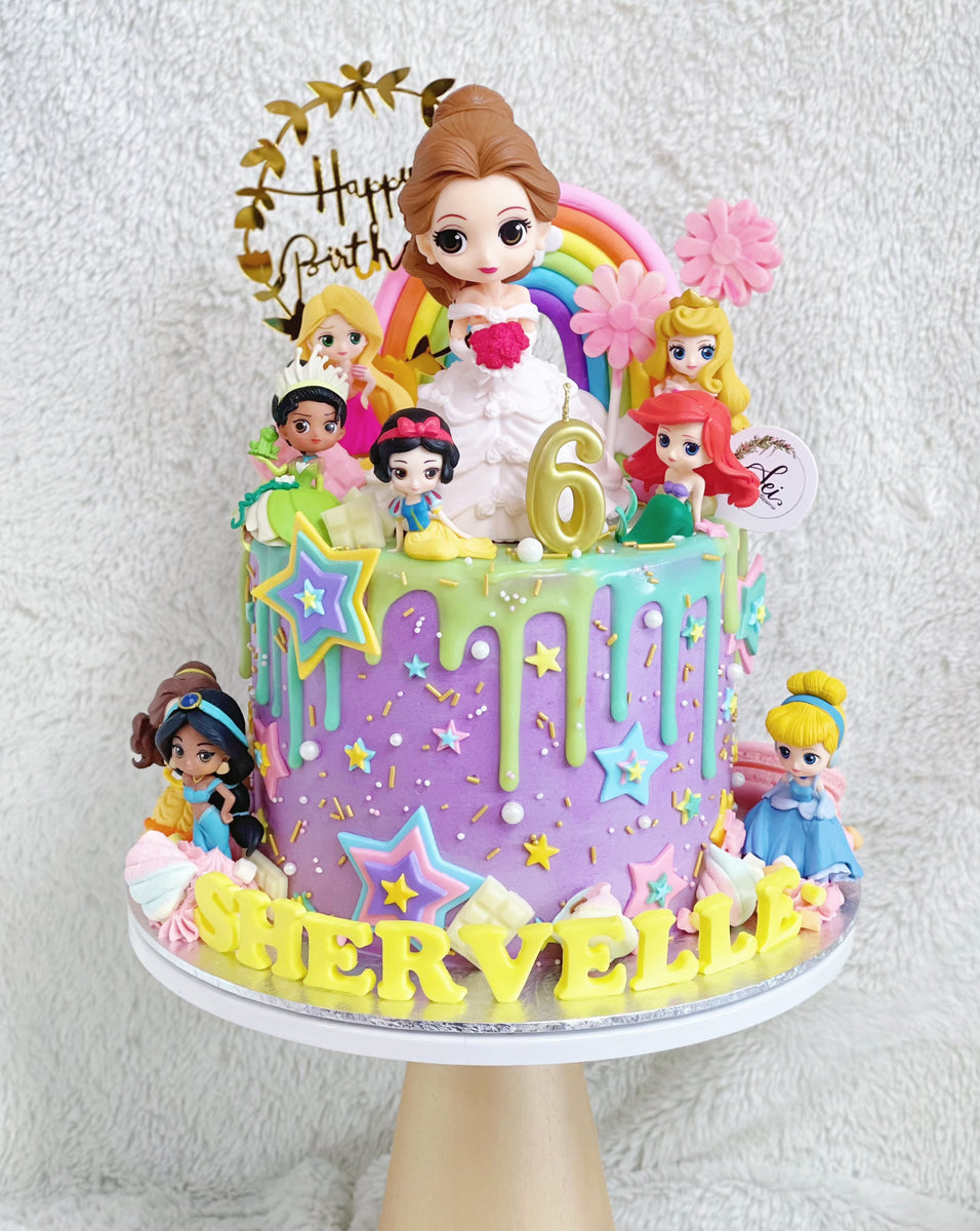 Fairy Tale Princess with Belle Tall Cake – Sei Pâtisserie