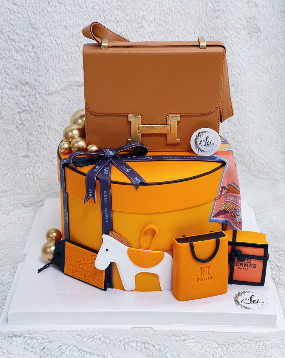 Hermes Constance Gift Box Tall Cake – Sei Pâtisserie