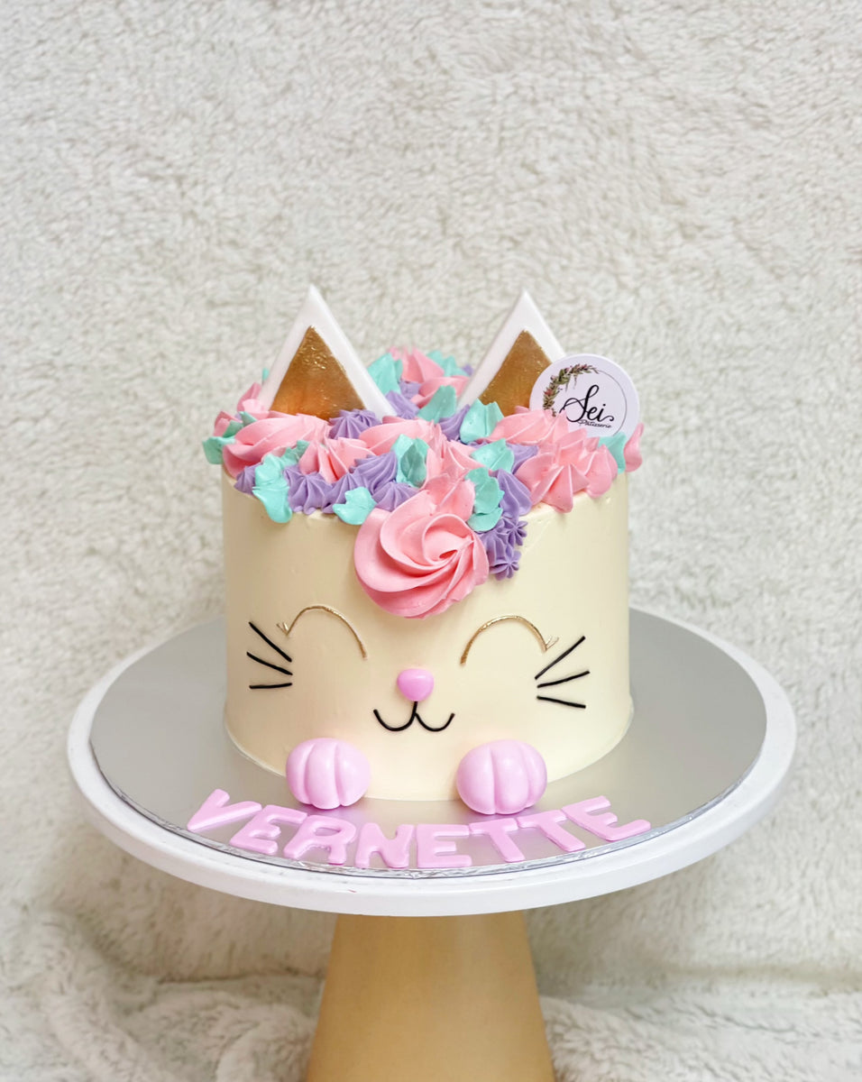 Kitty Cat Cake with Paws – Sei Pâtisserie