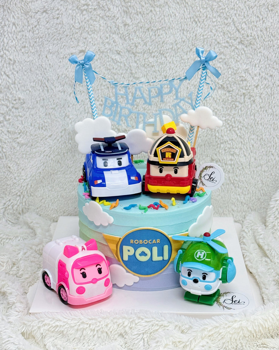 Robocar Poli Cake – Sei Pâtisserie
