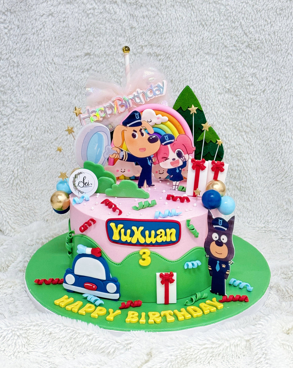 Safety Sheriff Labrador Cake – Sei Pâtisserie