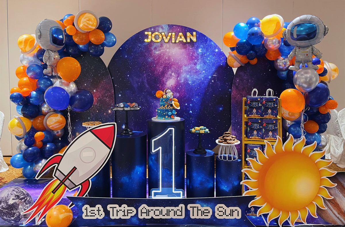 1st Trip Around The Sun Space Theme Dessert Table – Sei Pâtisserie
