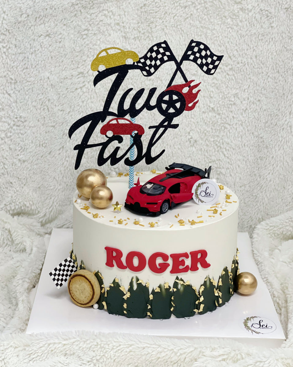 Two Fast Racing Car Cake – Sei Pâtisserie