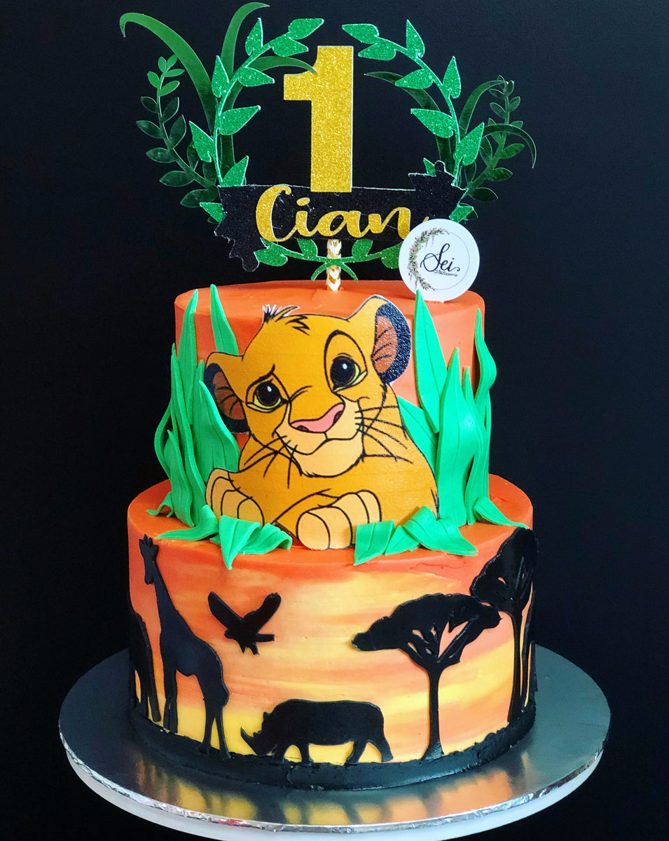 Lion King 1st Birthday Cake