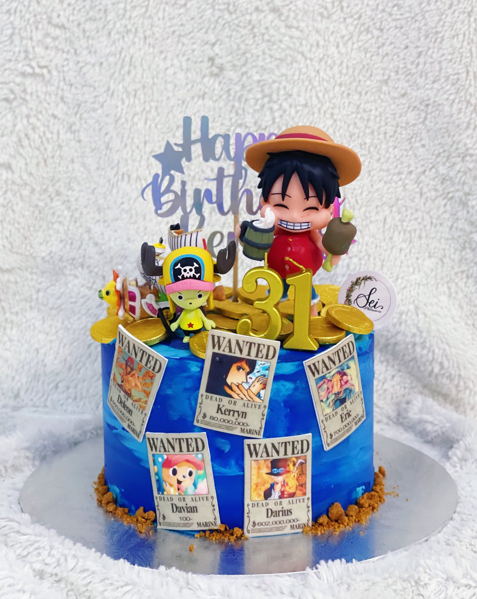 One Piece Luffy and Chopper Cake – Sei Pâtisserie